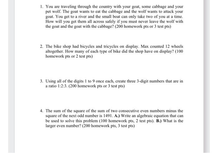 Solved 1. You are traveling through the country with your | Chegg.com