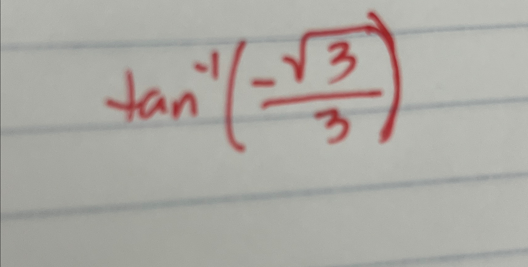 Solved tan-1(-323) ﻿In terms of pi | Chegg.com