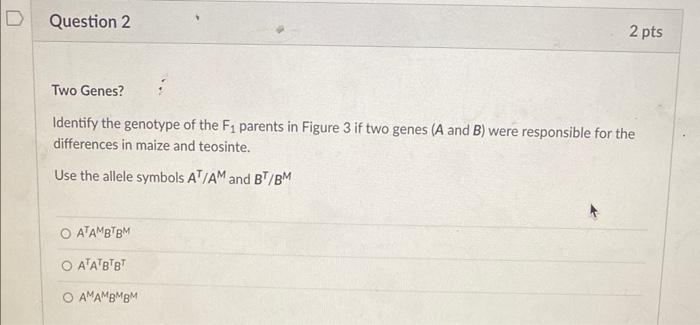 Solved Identify the genotype of the F1 parents in Figure 3 | Chegg.com