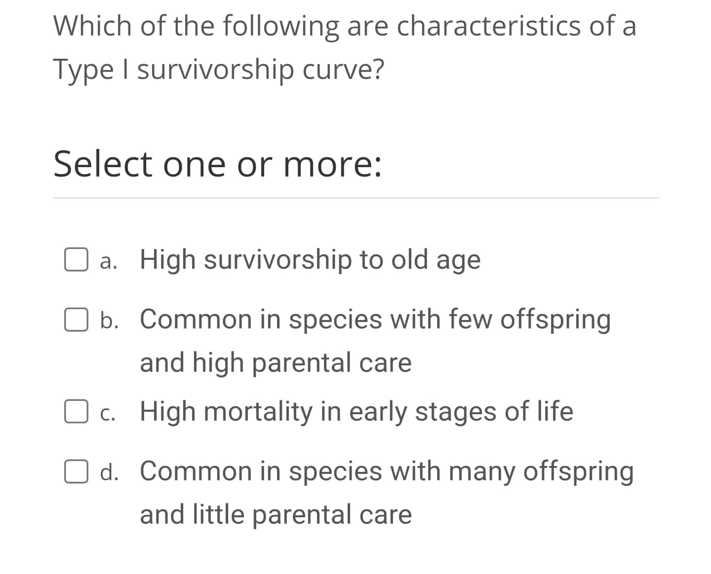 Solved Which of the following are characteristics of a Type | Chegg.com