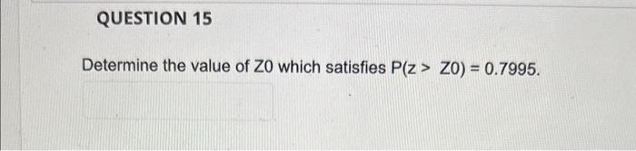 Solved Determine the value of Z0 which satisfies | Chegg.com
