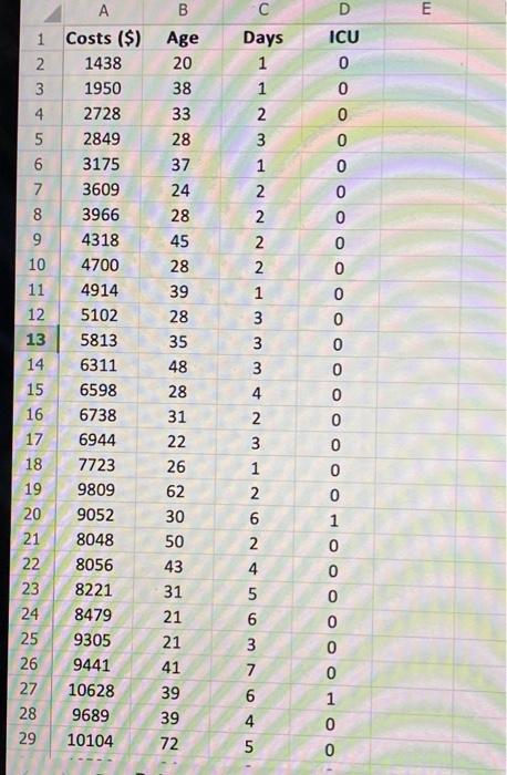 [Solved]: begin{tabular}{|c|c|c|c|c|} hline & A & B & C