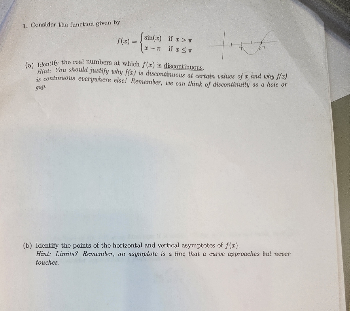 Solved Consider the function given | Chegg.com