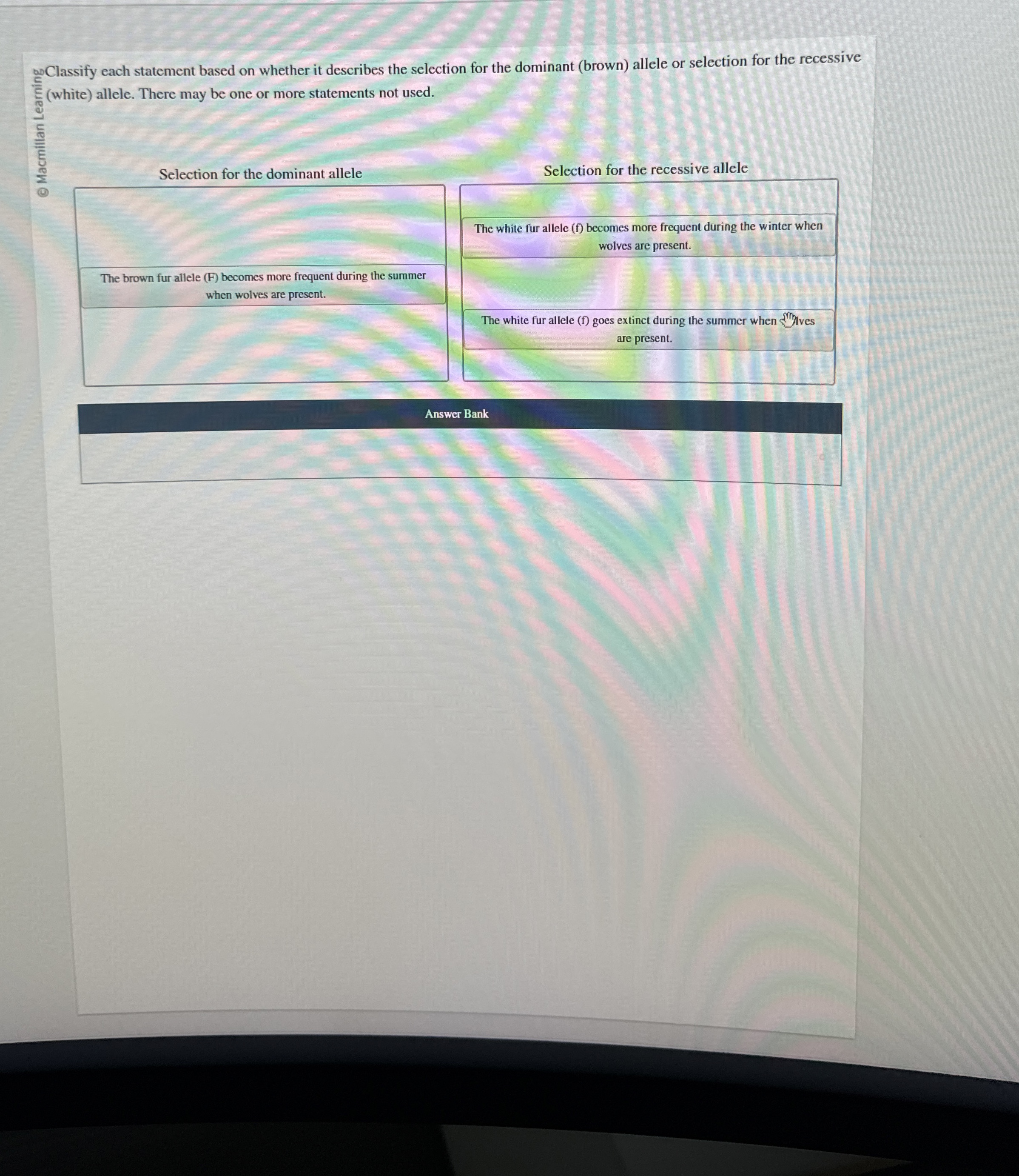 Solved Selection for the dominant allele\table[[The brown | Chegg.com