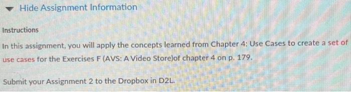 Solved Hide Assignment Information Instructions In this | Chegg.com