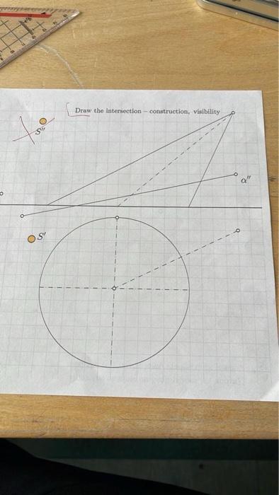 descriptive geometry draw | Chegg.com