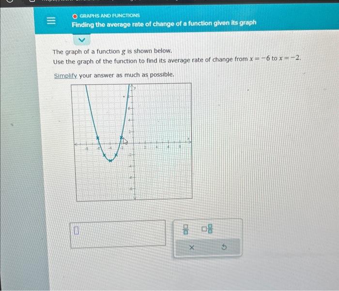 Solved The graph of a function g is shown below. Use the | Chegg.com