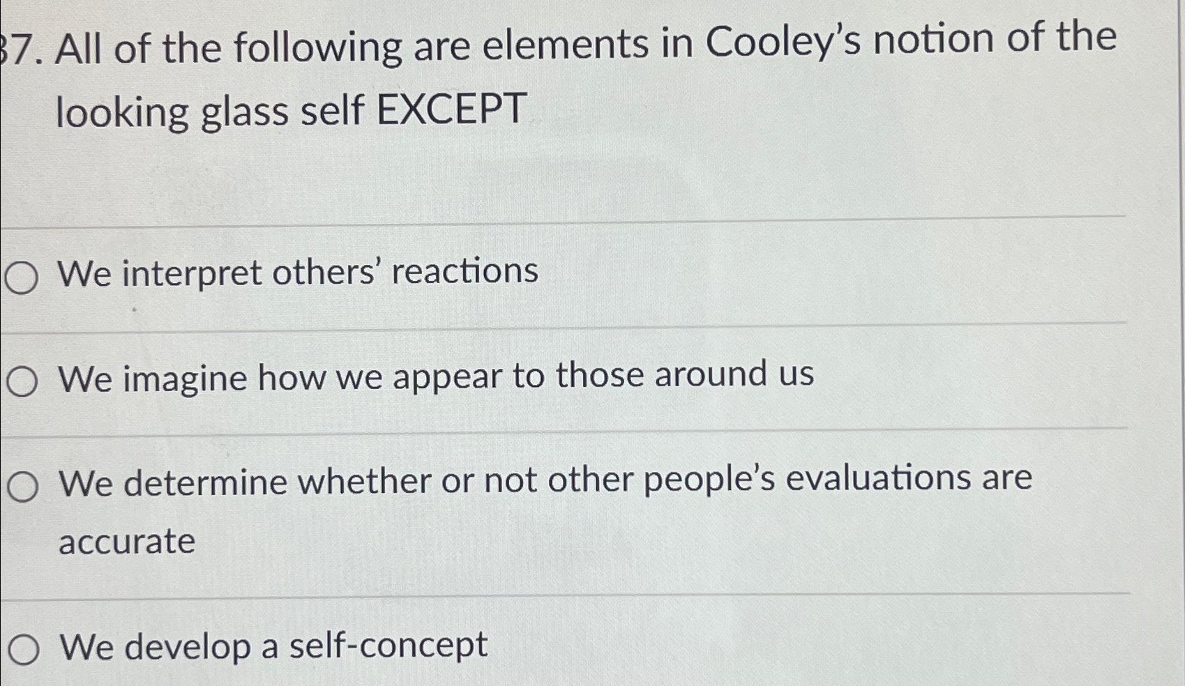 Solved All of the following are elements in Cooley's notion | Chegg.com