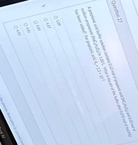 Solved question 27 | Chegg.com