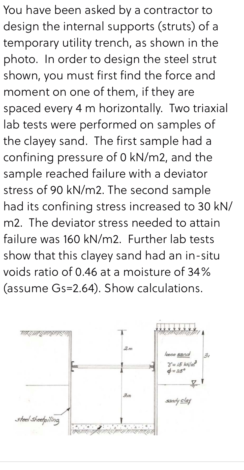 Solved You have been asked by a contractor to design the | Chegg.com