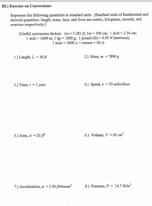 Solved PHYSICS I LABORATORY EX. 1 Significant Figures and | Chegg.com
