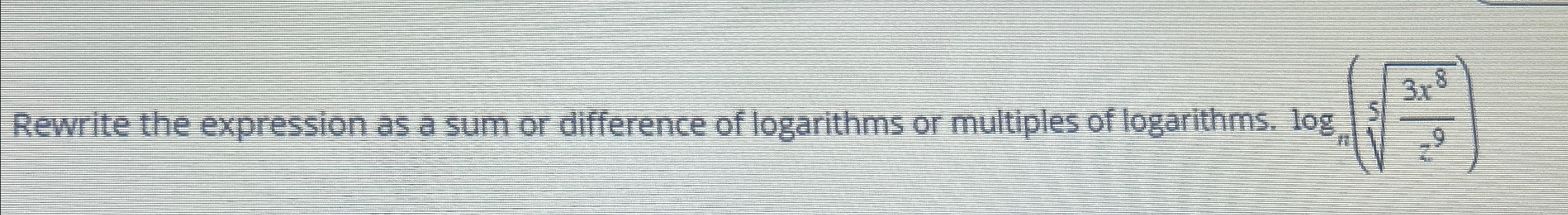 Solved Rewrite the expression as a sum or difference of | Chegg.com