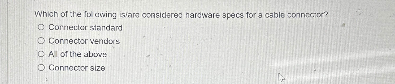 Solved Which of the following is/are considered hardware | Chegg.com