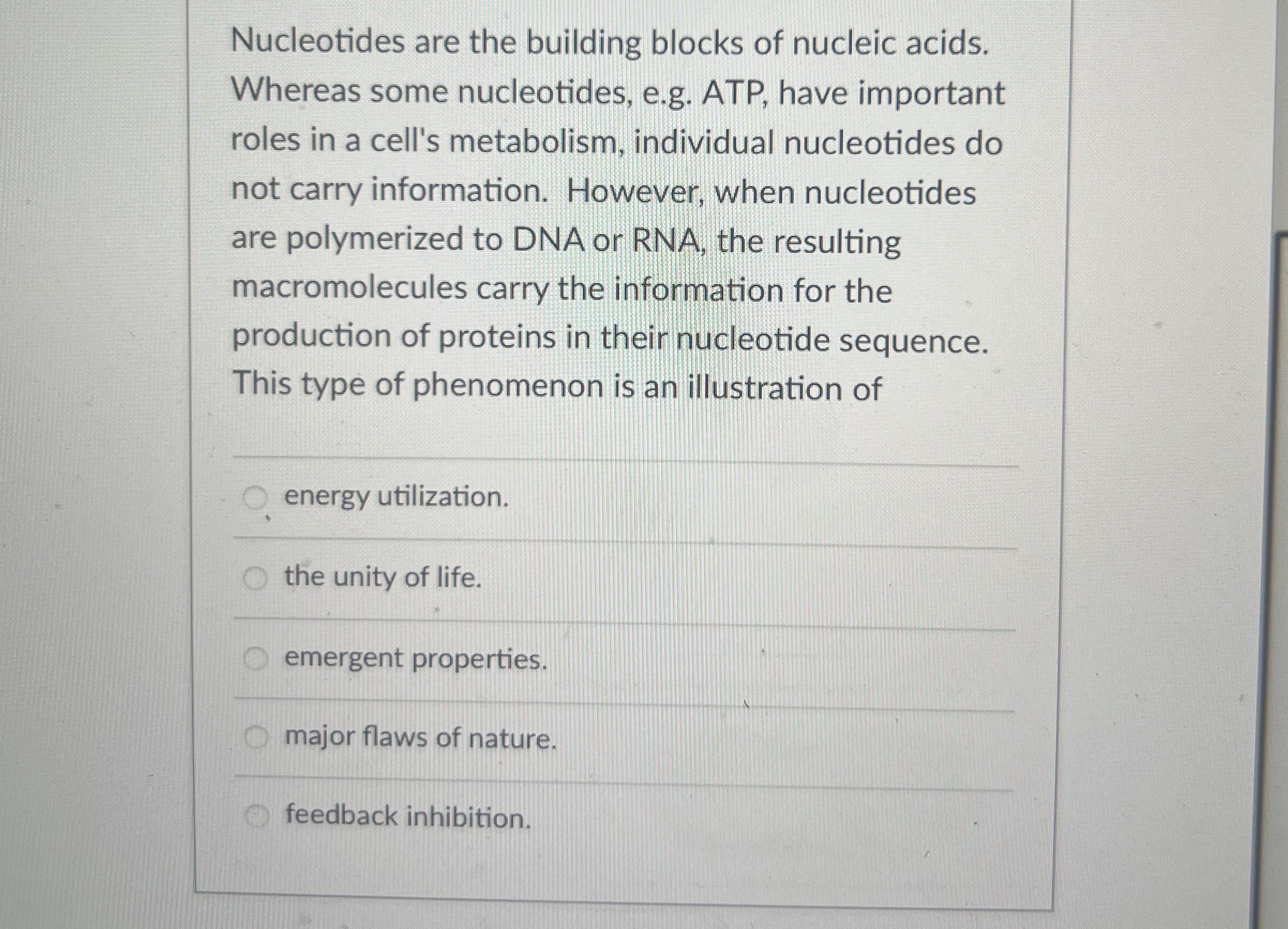 Solved Nucleotides are the building blocks of nucleic acids. | Chegg.com