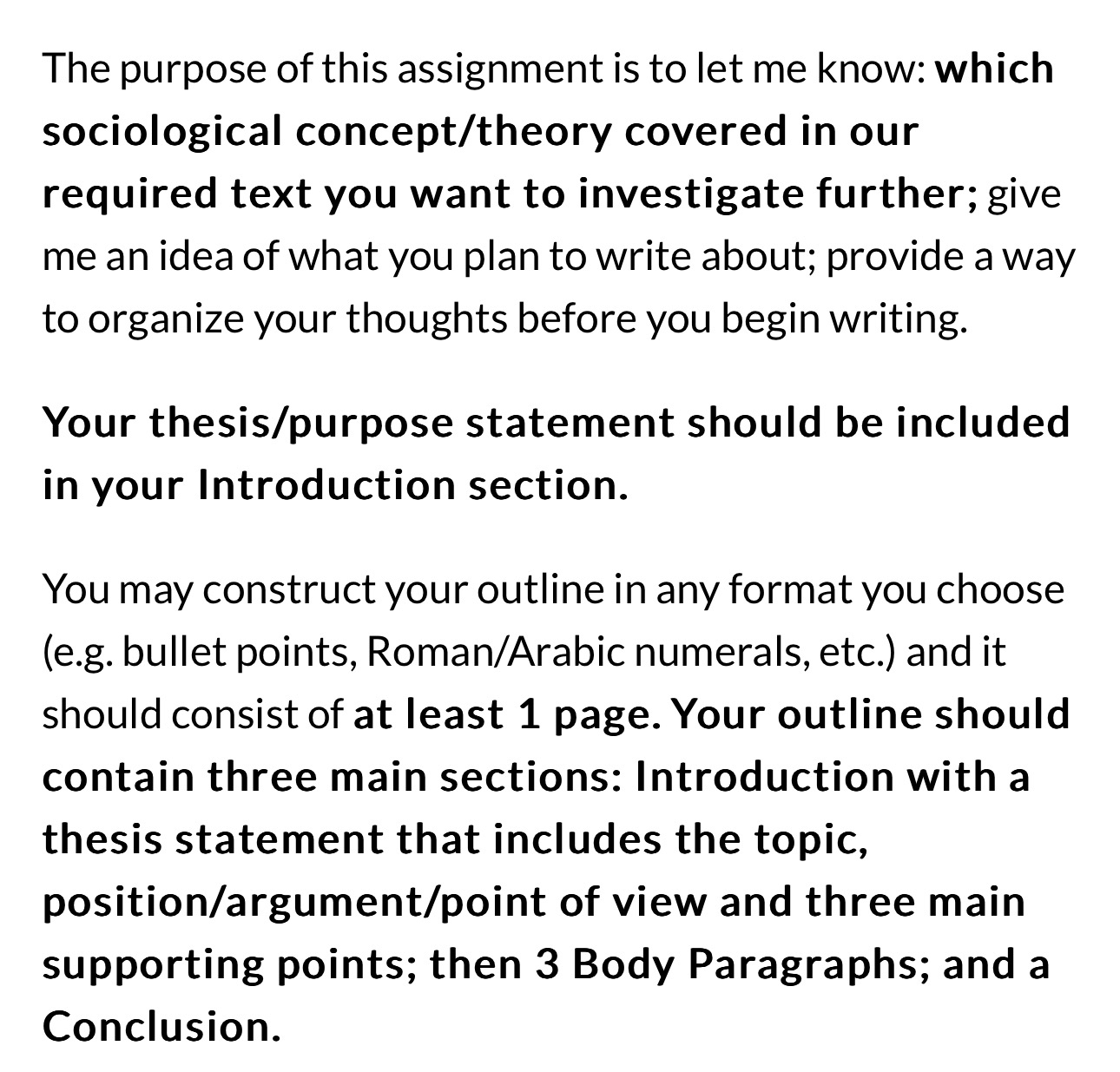 Solved The purpose of this assignment is to let me know: | Chegg.com