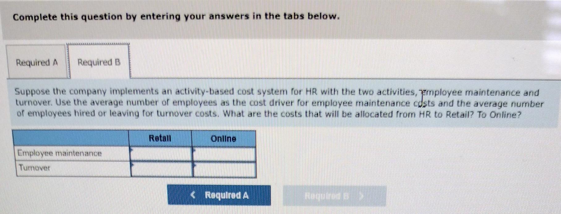 Solved Exeter Group is a large retail company that has | Chegg.com