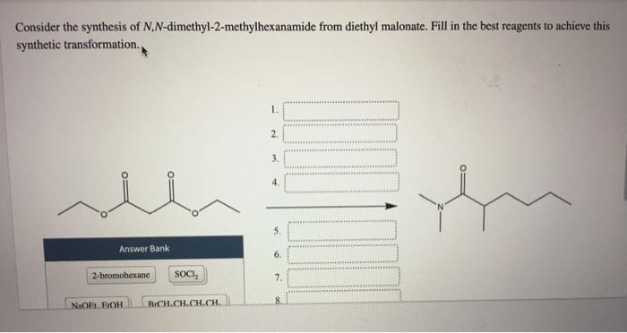 Solved Consider the synthesis of | Chegg.com