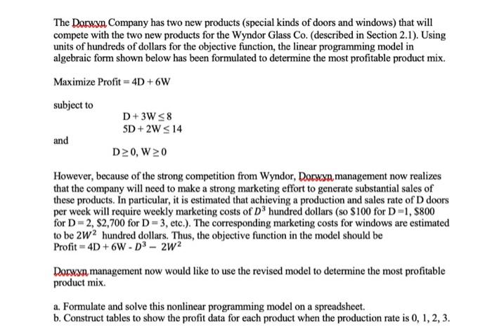 Solved Need An Answer For This Using Excel Solver With