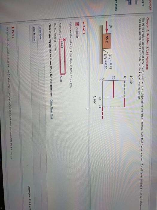 Solved OURCES work Chapter 3, Problem 3/163 Multistep The | Chegg.com