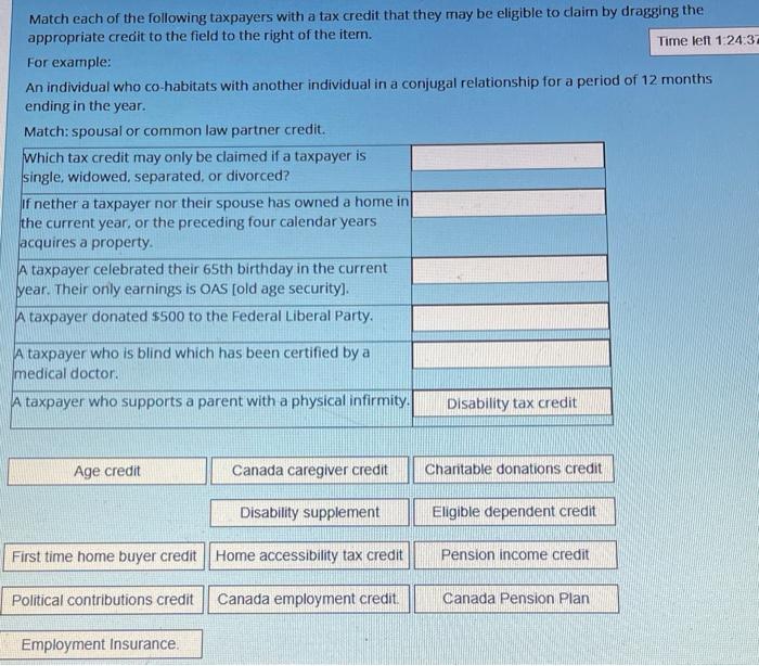 Solved Match each of the following taxpayers with a tax | Chegg.com