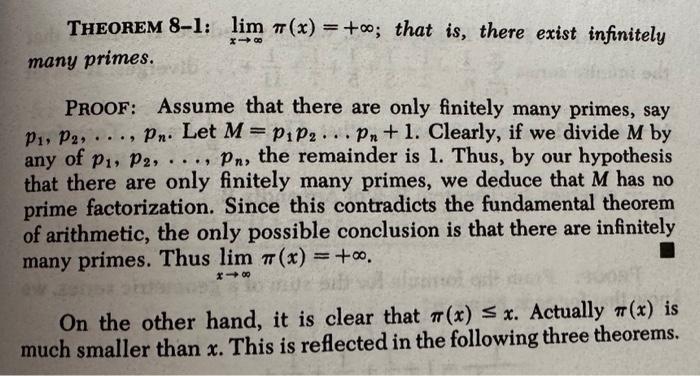 Solved Modify the proof of Theorem 8-1 to prove that there | Chegg.com