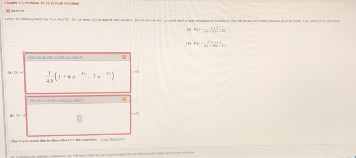 Solved Chapter 13. Problem 13.26 (Circuit Solution) Given | Chegg.com