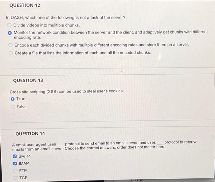 Solved In DASH, which one of the following is not a task of | Chegg.com
