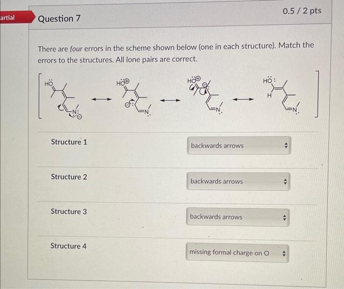 Solved There are four errors in the scheme shown below (one | Chegg.com