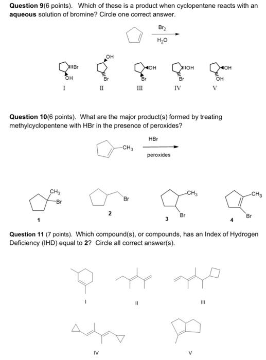 Solved Question 96 points). Which of these is a product when | Chegg.com