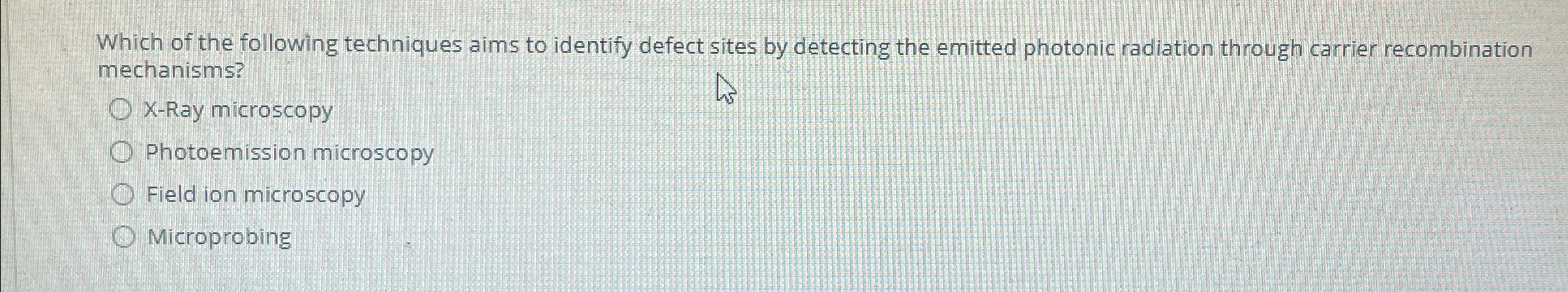 Solved Which of the following techniques aims to identify | Chegg.com