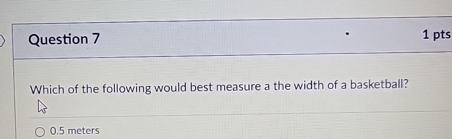 Solved Question 71 ﻿ptsWhich of the following would best | Chegg.com