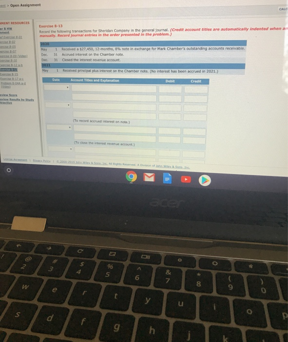 Solved ment> Open Assignment: CALC MENT RESOURCES Exercise | Chegg.com