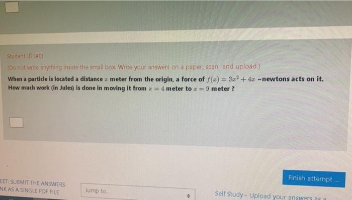 Solved Student 1D(20) (Do not write anything inside the | Chegg.com