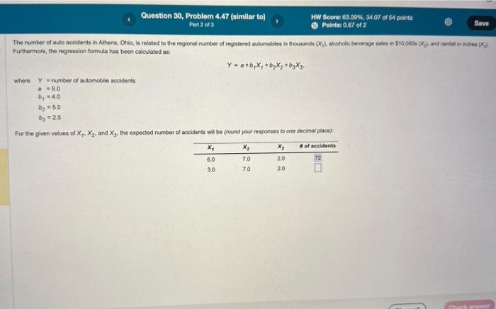 Solved where Question 30, Problem 4.47 (similar to) Part 2 | Chegg.com
