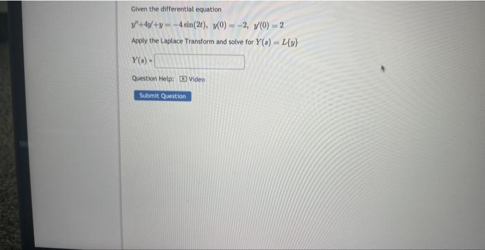 Solved Given the differential equation \\[ y^{\\prime | Chegg.com