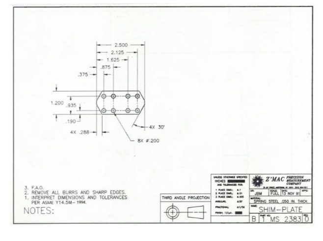 Solved - 2 500 2.125- - 1625 -.875 - - 375 1.200 190 4X 288- | Chegg.com