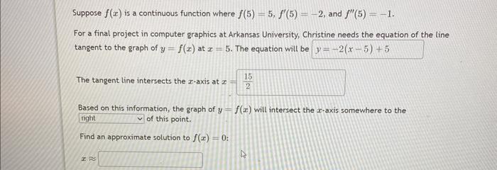 Suppose f(x) is a continuous function where | Chegg.com