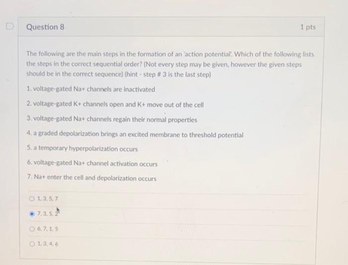 Solved The following are the main steps in the formation of | Chegg.com
