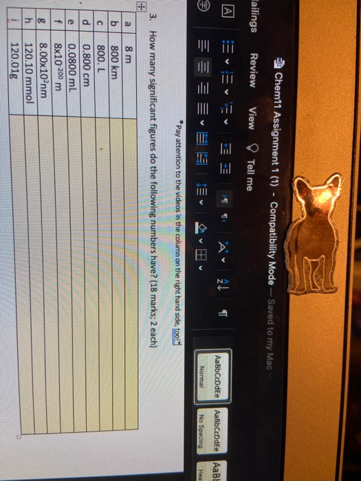 Solved Chem11 Assignment 1 (1) - Compatibility Mode - Saved | Chegg.com