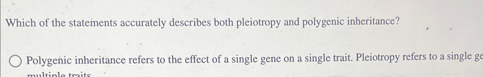 Solved Which of the statements accurately describes both | Chegg.com