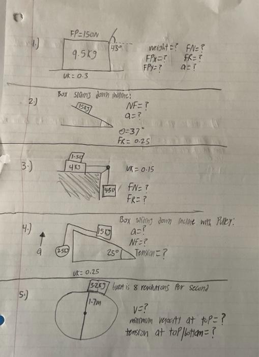 Solved 6.) 22.4 revolutions Per 30 secons V=?a=?fs=?fc=? 7.) | Chegg.com