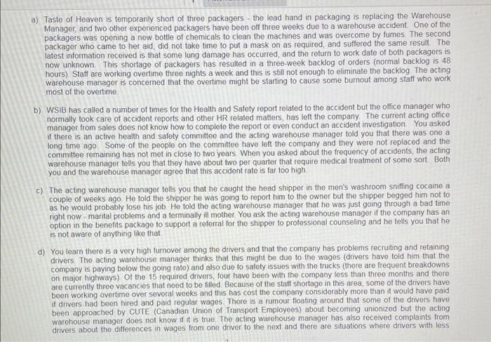 HRM COURSE PROJECT PRINCIPLES OF HUMAN RESOURCE | Chegg.com