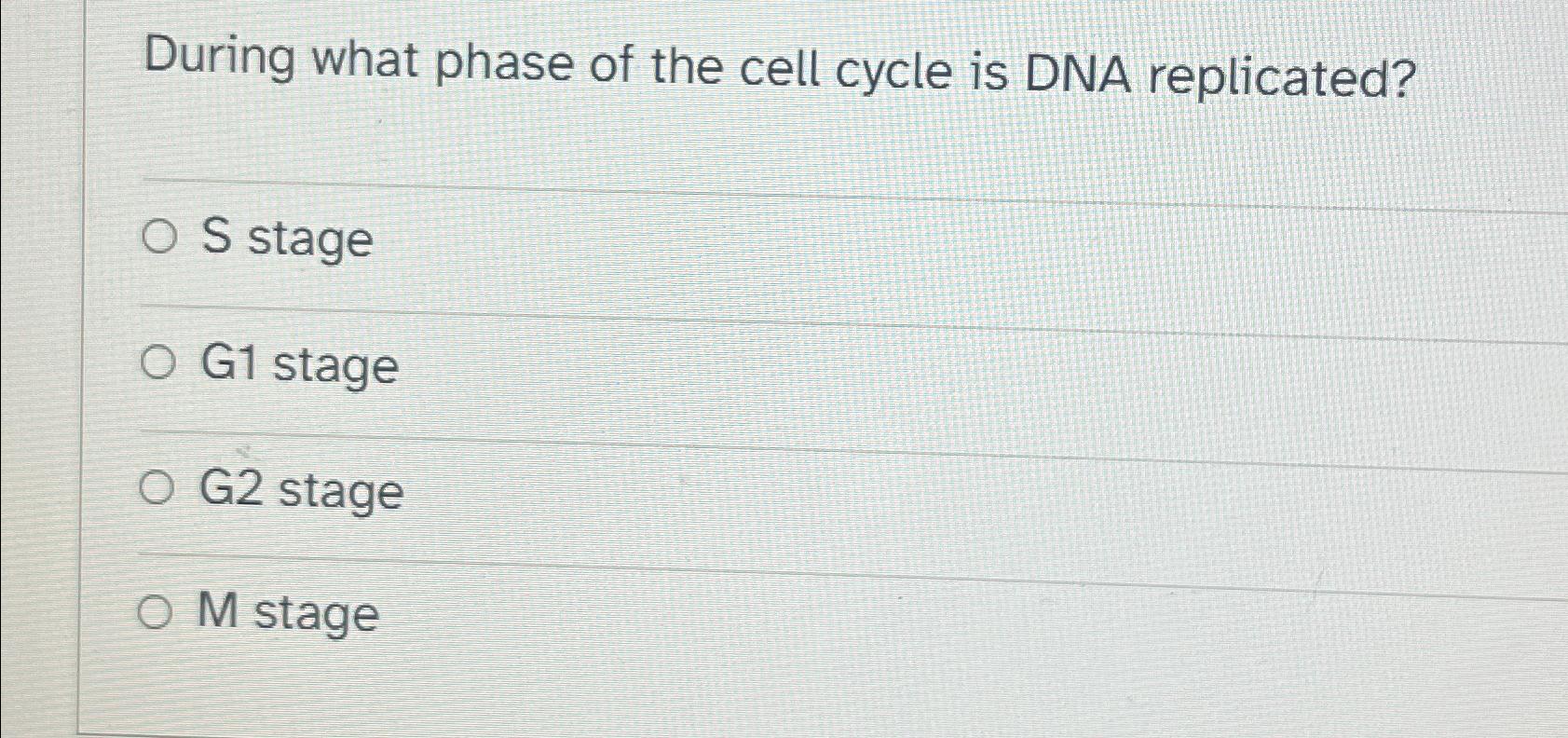 Solved During what phase of the cell cycle is DNA | Chegg.com