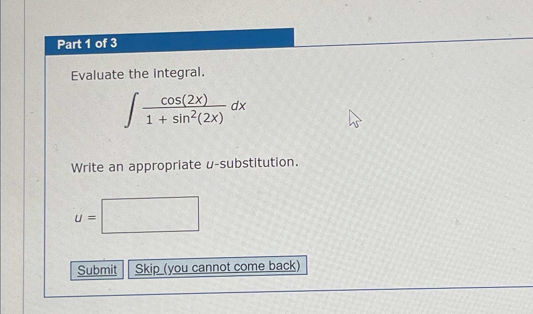 Solved Part 1 ﻿of 3Evaluate the | Chegg.com