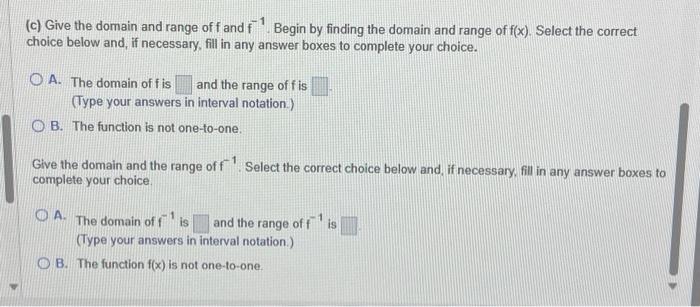 Solved Determine whether the function is one-to-one. If so, | Chegg.com