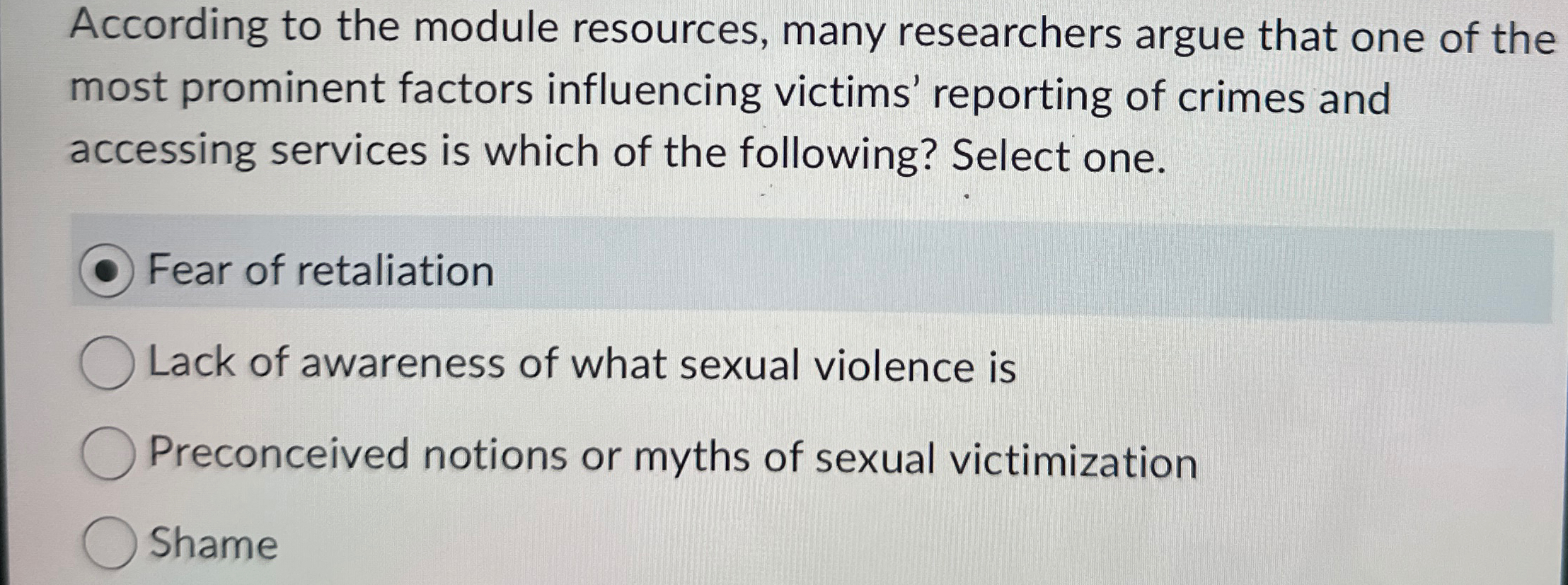 Solved According to the module resources, many researchers | Chegg.com