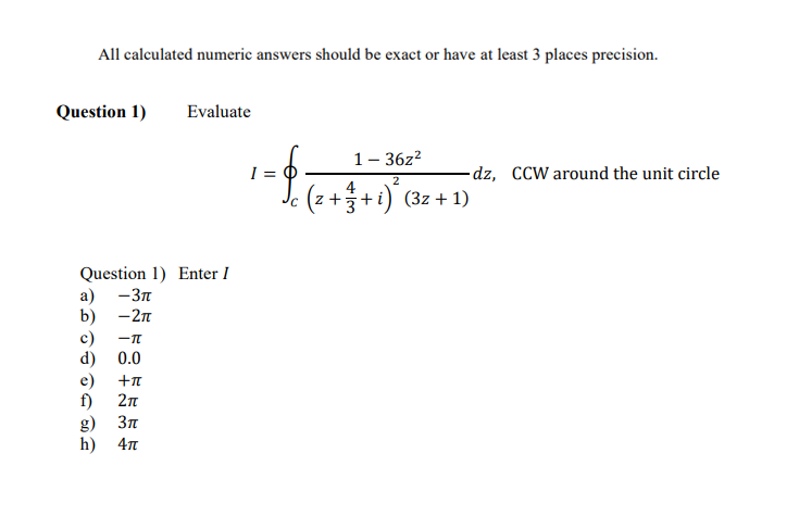 Solved All calculated numeric answers should be exact or | Chegg.com