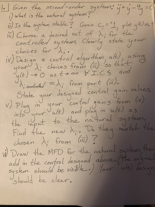 Solved 2. The second-order canonical form is: j + 2 Jungt | Chegg.com