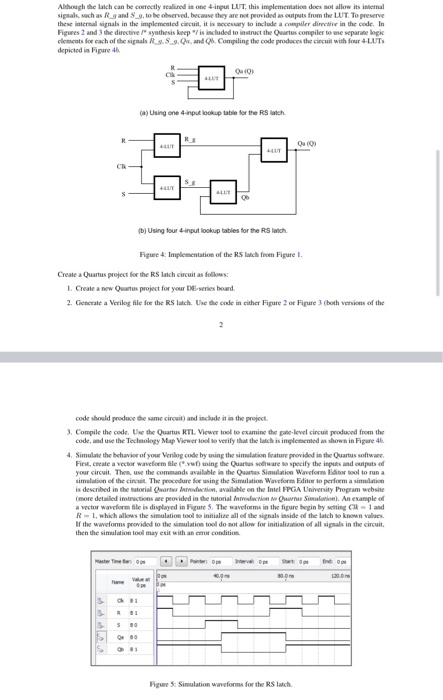 Solved Part I Intel FPGAs include flip-flops that are | Chegg.com