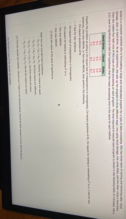 Solved Anela Is A Computer Scientist Who Is Formulating A 